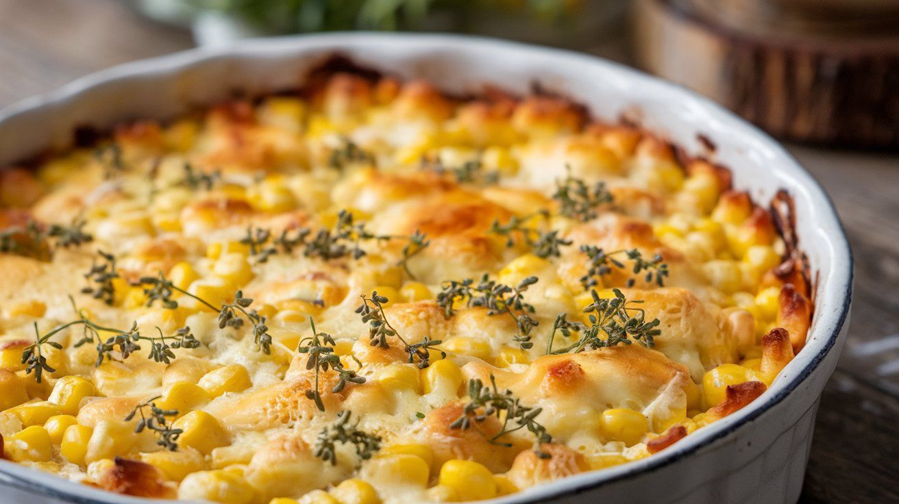 Easy Cheesy Corn Casserole: A Comforting Side Dish